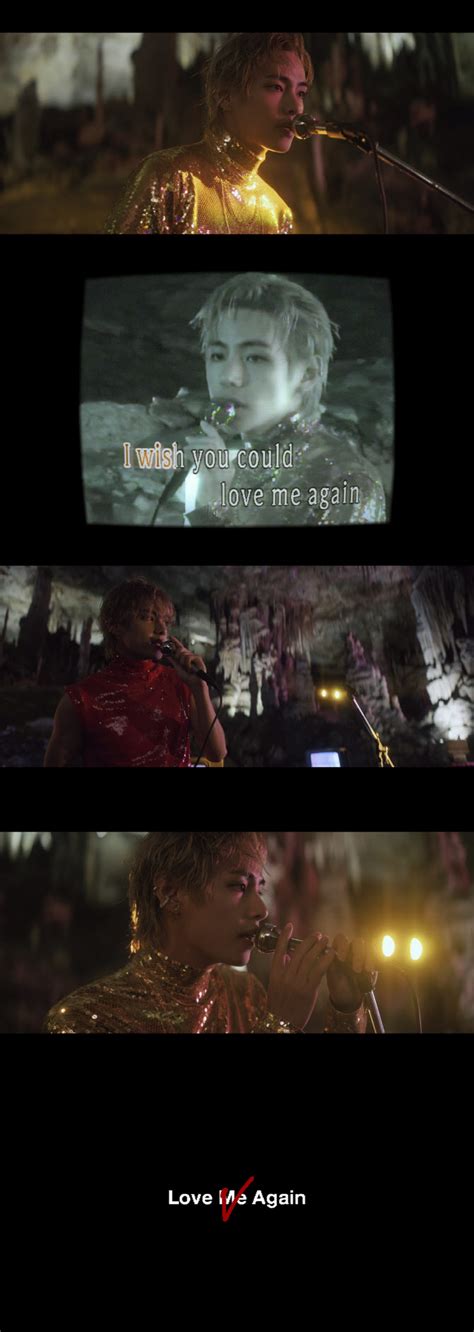 금발 변신 Bts 뷔 러브 미 어게인 Mv 공개