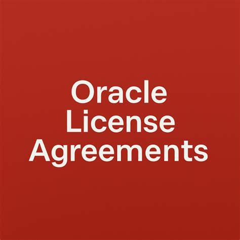 Oracle License Agreements Omaolsa