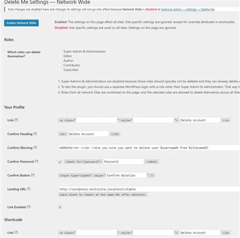 Delete Me For Wordpress Allow Users To Delete Themselves Wp Solver