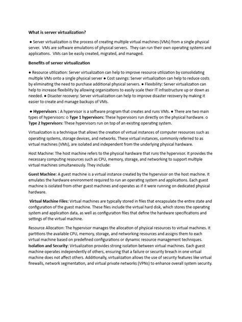 What Is Server Virtualization Download Free Pdf Virtualization