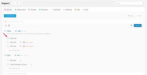 Task Lists Wedevs