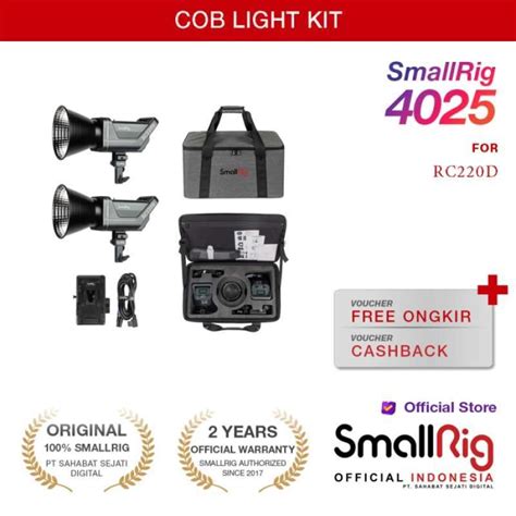 Jual Smallrig Light Control Rc220d 2 Cob Light Kit Led 5500k Daylight