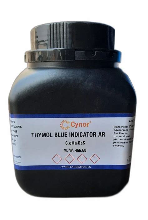 Thymol Blue Indicator Ar For Laboratory Packaging Size 1 Kg At