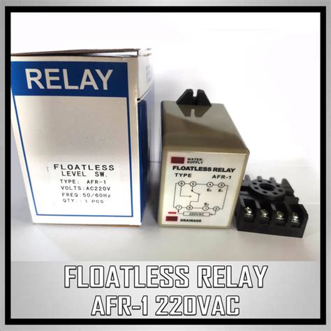 Anly Afr 1 Floatless Level Switch Relay With Socket Afr 1 White Lazada Ph