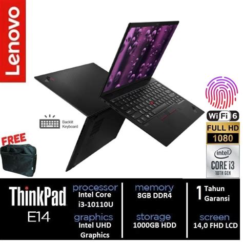Jual Laptop Lenovo Thinkpad Core I U Ram Gb Tb Hdd Fhd Backlit New Year Warranty