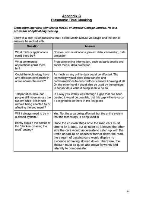 My Extended Project Qualification Epq