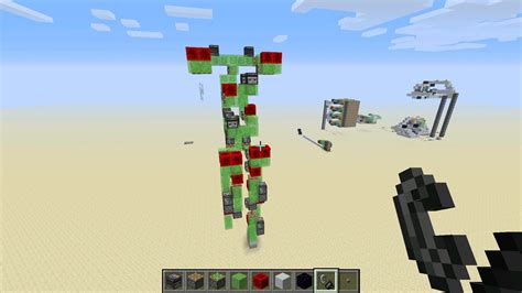 Ive Been Working On This Redstone Powered Robot For Over A Week Now Finally Got It To Work As