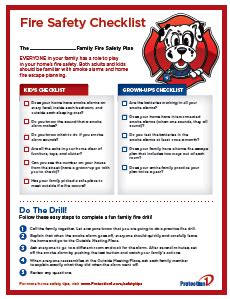 Fire Safety Checklist For Schools