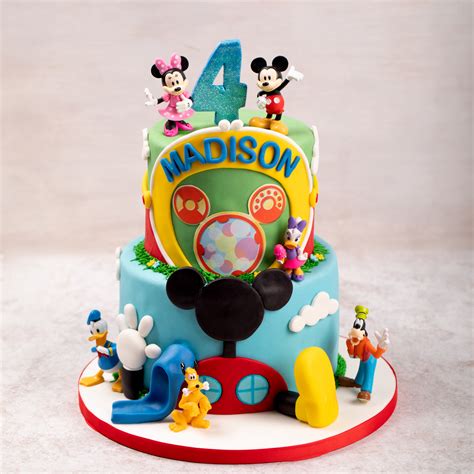 Mickey Park Cake Mickey Mouse Clubhouse Backdrop For Birthday Party
