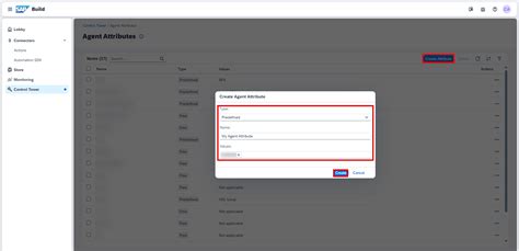 Agent Management Settings To Execute The Process With An Automation