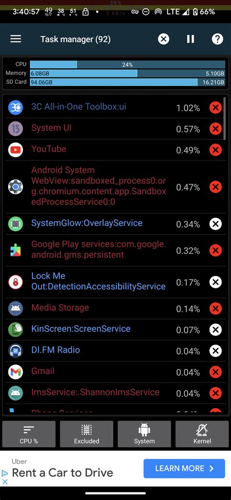 Why Is The Youtube Android App Running In The Background Using Cpu Even
