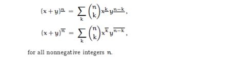 Get Answer Show That An Analog Of The Binomial Theorem Holds For Factorial Transtutors