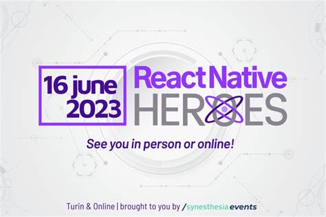 React Native Heroes On Linkedin React Native Heroes Is A New Event For React Native Developers 16