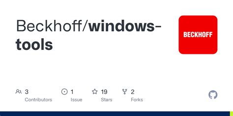 Github Beckhoffwindows Tools