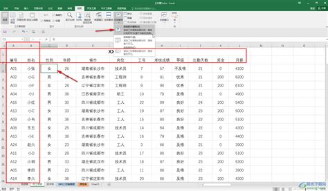 Excel如何设置滚动整个表格时表头不动 Excel冻结表头的方法教程 极光下载站