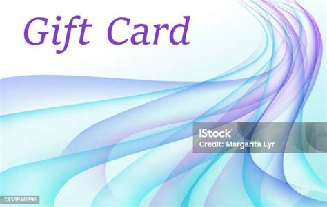 투명 바이올렛 기프트 카드 디자인용 청록색 무늬 추상 물결 모양 스트립 벡터 배경입니다 보너스 쿠폰 바우처 인증서 초대장 프로모션 자료용 세련된 템플릿 Eps10