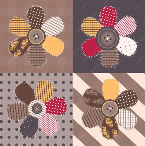 Premium Vector Seamless Patchwork Pattern Patchwork Quilt Patchwork Quilt The Pattern Can Be