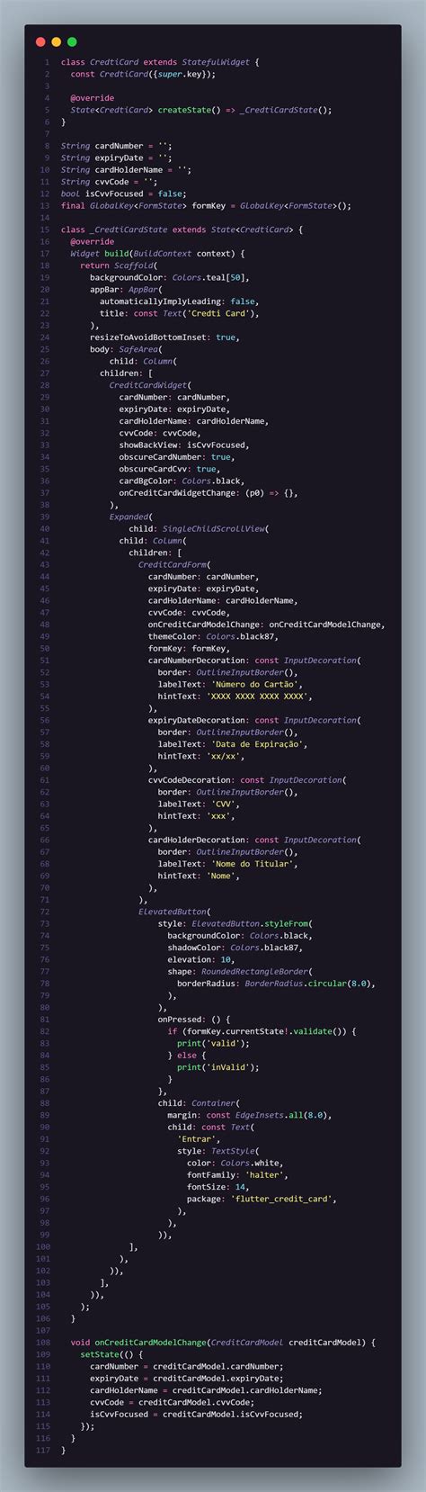 Error HolderName Issue 143 SimformSolutionsPvtLtd Flutter Credit Card GitHub