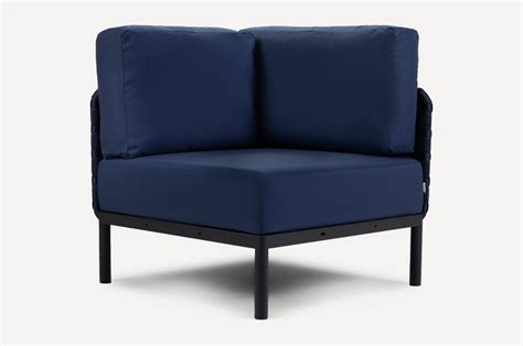 Угловое кресло Мидеро Textile Navy Blue – купить в Москве по цене 38 ...