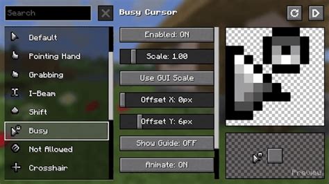 Cursors Extended Minecraft Mod
