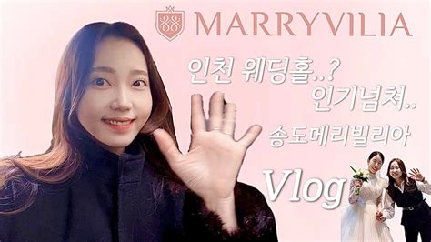 Vlog 웨딩플래너 브이로그 👩🏻‍💻송도메리빌리아 방문후기인천웨딩홀추천 인천밝은홀추천인천하우스웨딩직장인브이로그 Youtube