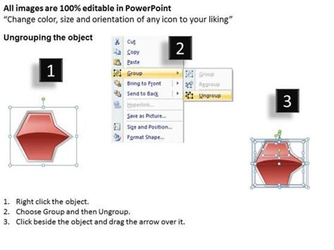 Ppt Sequential Flow Of Red Octagonal Arrow Stage PowerPoint Templates