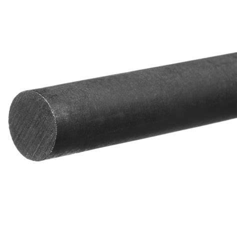 Black Acetal Homopolymer Plastic Rod 516 Diameter X 2 Ft Long