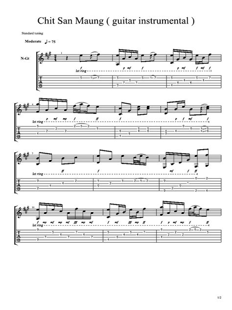 Chit San Maung Guitar Pdf