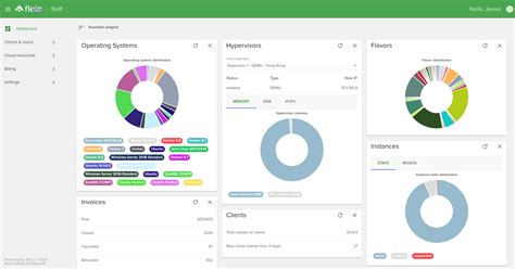 Pie Charts On Staff Dashboard Windows Support Extra IPs Fleio Blog