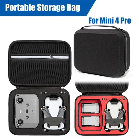 Dji 미니 4 프로용 휴대용 가방 숄더 박스 운반 케이스 배터리 충전 리모컨 드론 보관 핸드백 티몬