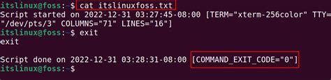 how to use script command in linux its linux foss