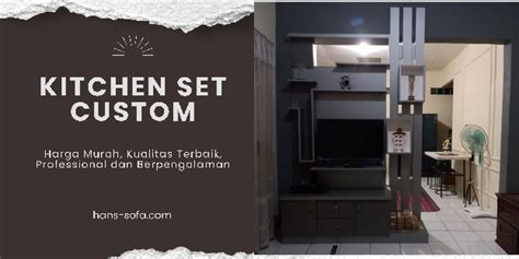 Kitchen Set Murah Tangerang Selatan Hans Sofa