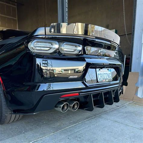 Camaro Rear Diffuser Raw Aluminum 19 24 Camaro Excluding Zl1 Free Shipping