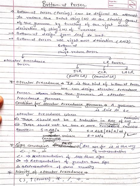 Bottom Up Parsing Pdf