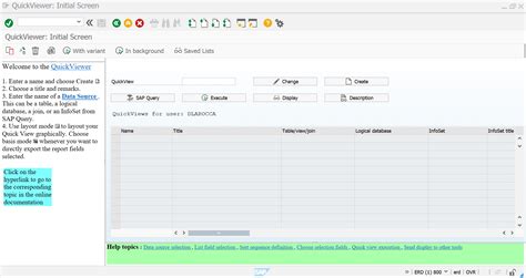 A Quick Look At Sap Quickviewer