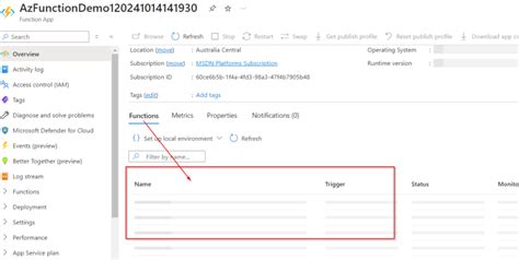 Solved Azure Function Is Not Showing In The List In Azure Function
