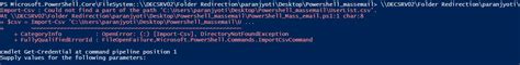 Csv Powershell Query Could Not Find A Part Of The Path Stack Overflow