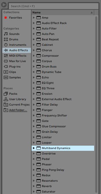 How To Use The Ableton Live Multiband Dynamics Audio Effect Pcaudiolabs