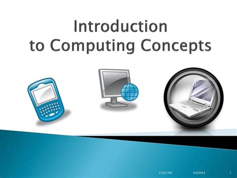 ppt introduction to computing concepts powerpoint presentation free