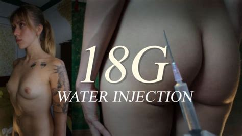 Prettybad Tense Gluteus Muscle And 18g Injection Water Manyvids