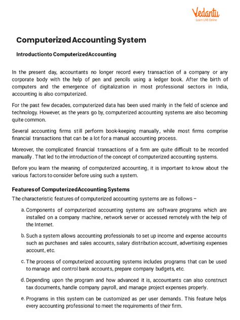 Computerized Accounting System Pdf