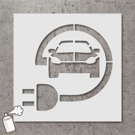 Pochoir Stencil Standard Pictogramme Stationnement Réservé Pour