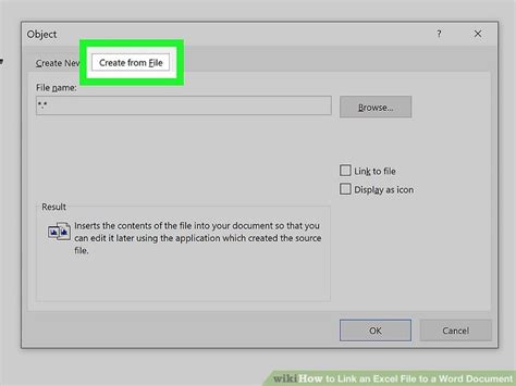 How To Link An Excel File To A Word Document 7 Steps