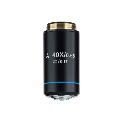 Amscope 40x Infinity Achromatic Microscope Objective With Black Finish