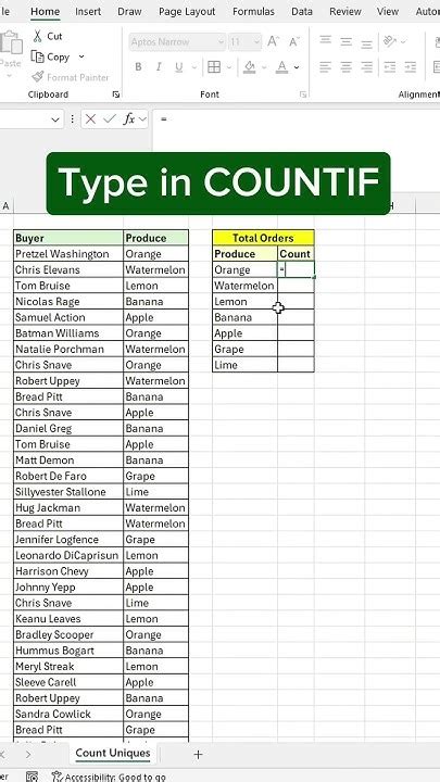 “excel Magic Countif Explained Like Youre 5”learn Countif And Impress