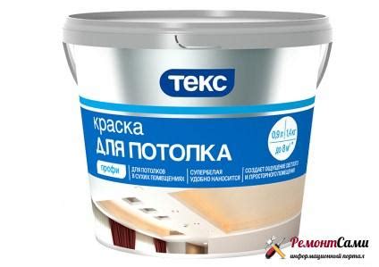 Краски для потолка: выбор подходящего состава среди самых известных ...