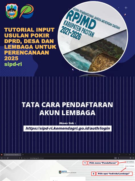 tutorial input usulan pokir dprd desa dan lembaga pdf
