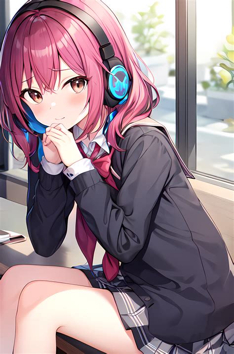 Flustered Anime Girl