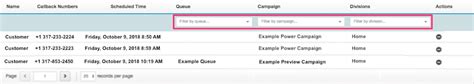 Scheduled Callbacks View Genesys Cloud Resource Center