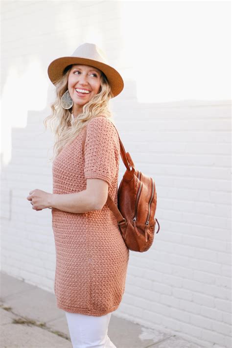 Crochet Kit Springtide Tunic Lion Brand Yarn